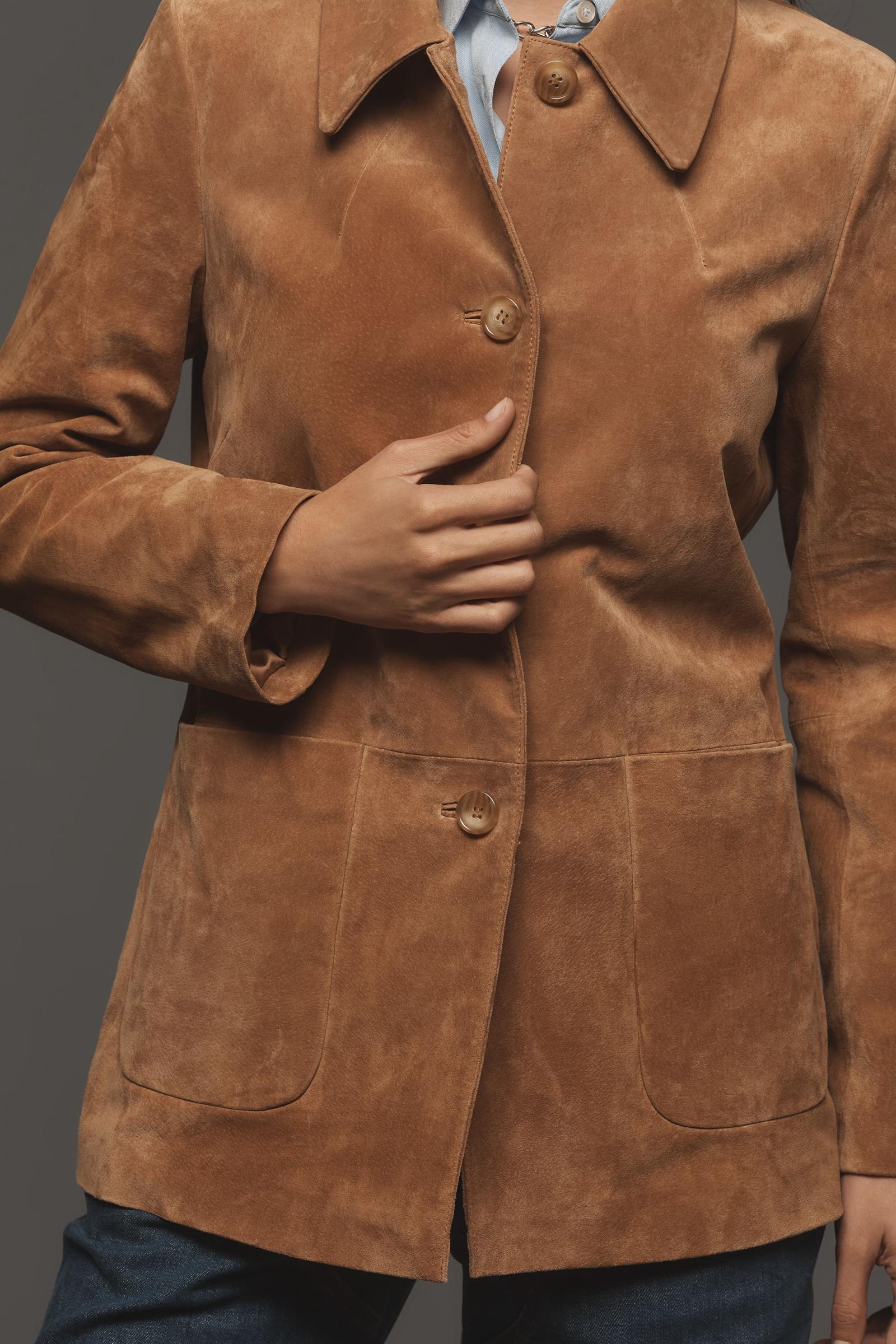 RUMORED Yellowstone Suede Jacket | Anthropologie Hong Kong - Women's ...