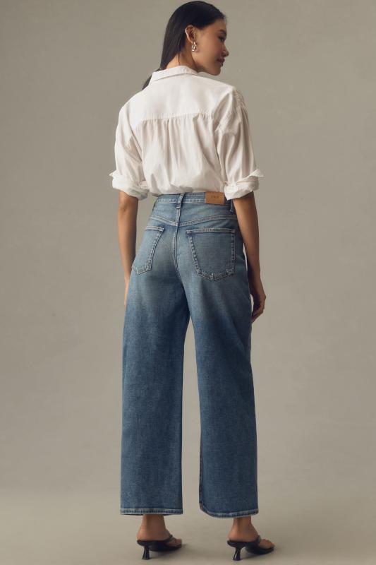 Edwin Melly High-Rise Crop Wide-Leg Jeans | Anthropologie Japan - Women ...