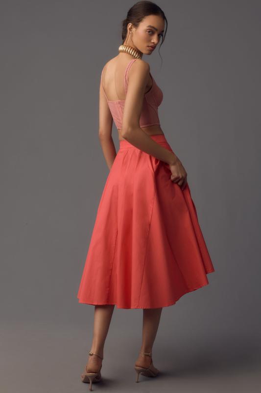 플랫 화이트 풀 미디 스커트 앤트로폴로지 한국 공식 스토어 유니크한 여성 패션 및 라이프스타일 편집샵 200개이상의 프리미엄 브랜드 여성 의류 액세서리 홈