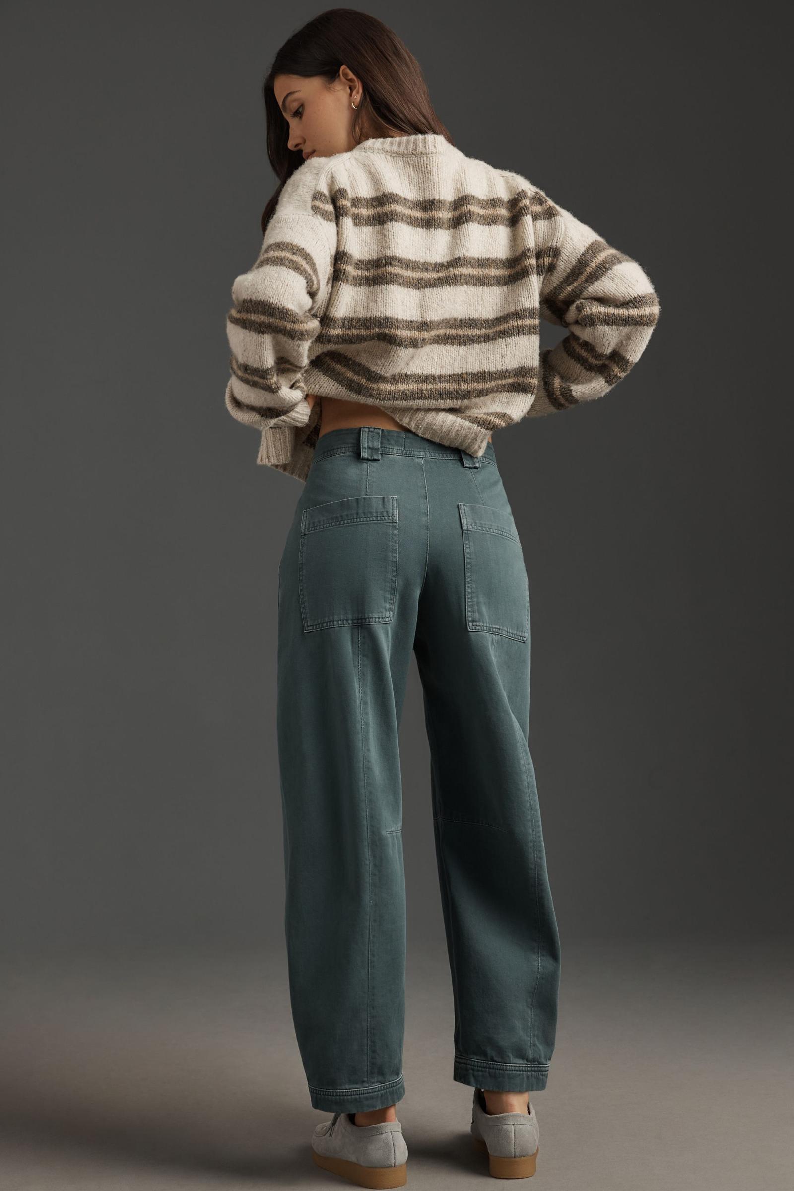 닫힌 라논 배럴 팬츠 앤트로폴로지 한국 공식 스토어 유니크한 여성 패션 및 라이프스타일 편집샵 200개이상의 프리미엄 브랜드 여성 의류 액세서리 홈 인테리어