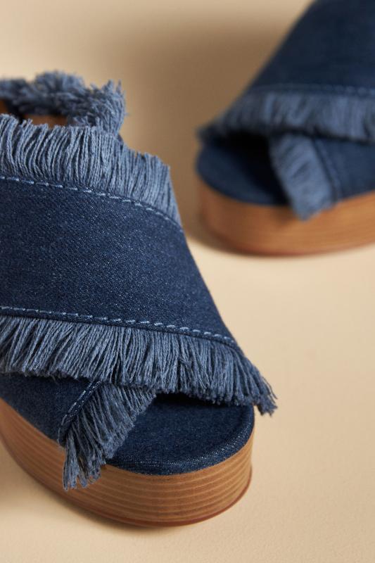 See By Chloe Denim Platform Mules | Anthropologie Mexico - Women's ...