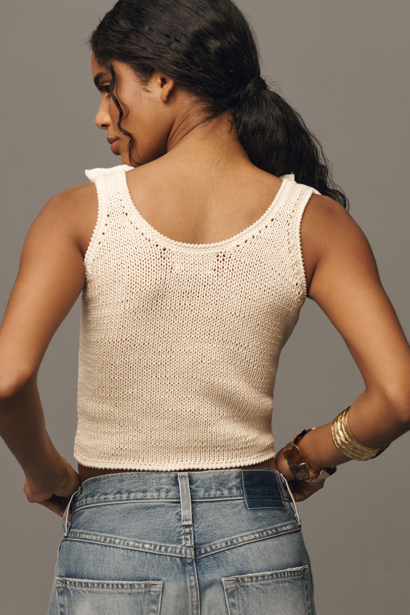 Mandinga Bloom 3D Floral Tank | Anthropologie Mexico - Women's Clothing ...