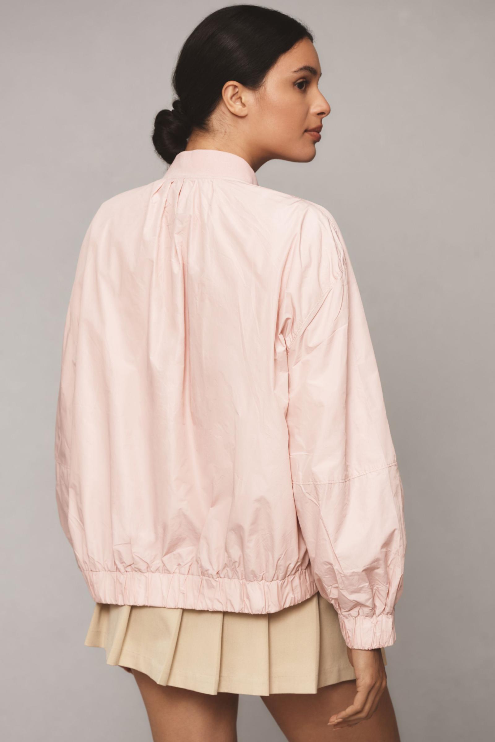 Chaqueta bomber Maeve con mangas globo | Anthropologie México - Ropa de ...