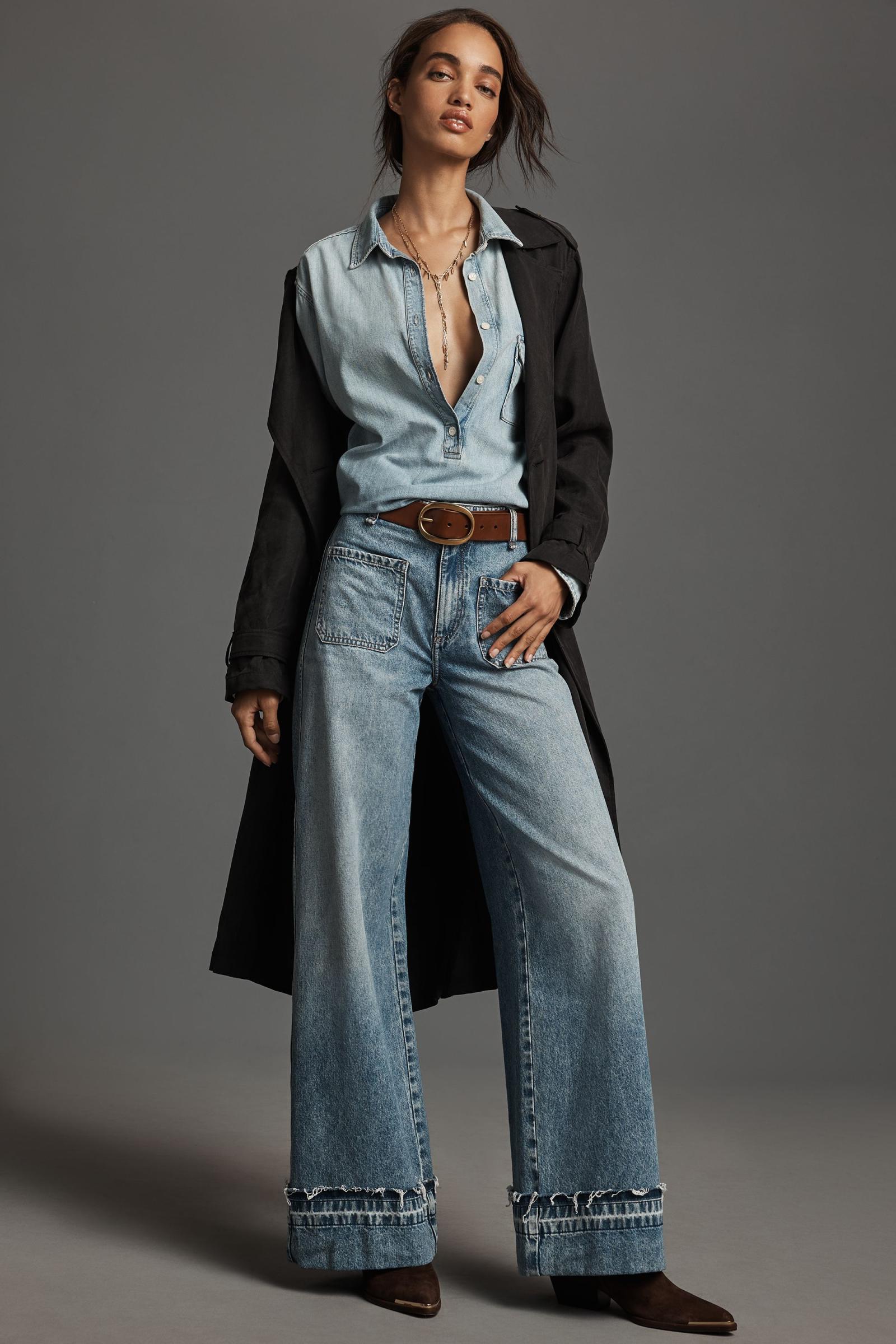 rag & bone Vaqueros de tiro alto Marina | Anthropologie México - Ropa ...