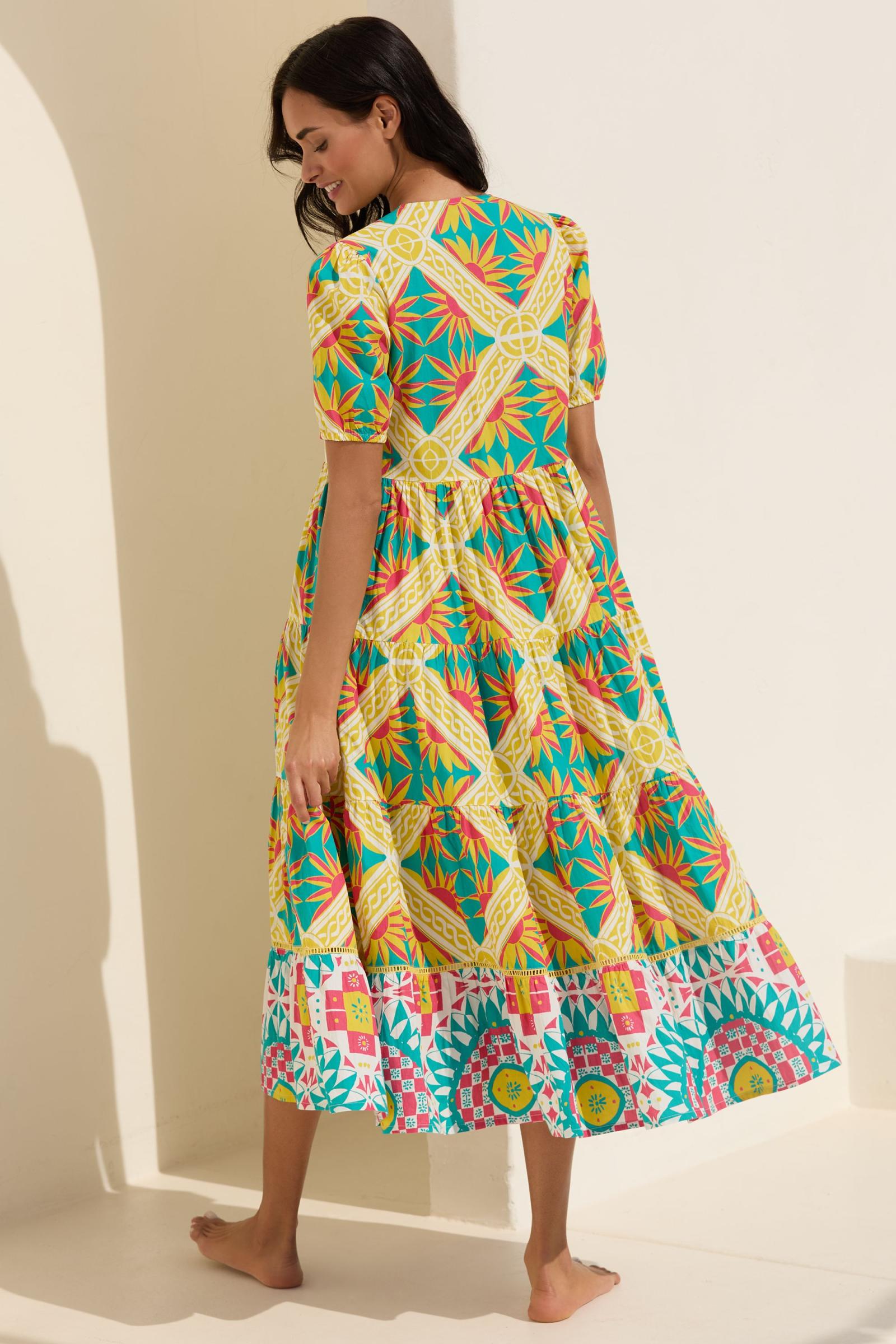 Ros Garden 다프네 반팔 미디 드레스 앤트로폴로지 한국 공식 스토어 유니크한 여성 패션 및 라이프스타일 편집샵 200개이상의 프리미엄 브랜드 여성 의류