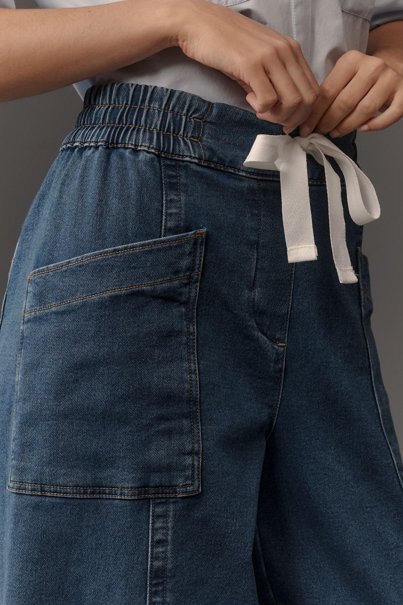 메이브 타이 웨이스트 와이드 레그 진 앤트로폴로지 한국 공식 스토어 유니크한 여성 패션 및 라이프스타일 편집샵 200개이상의 프리미엄 브랜드 여성 의류 액세서리