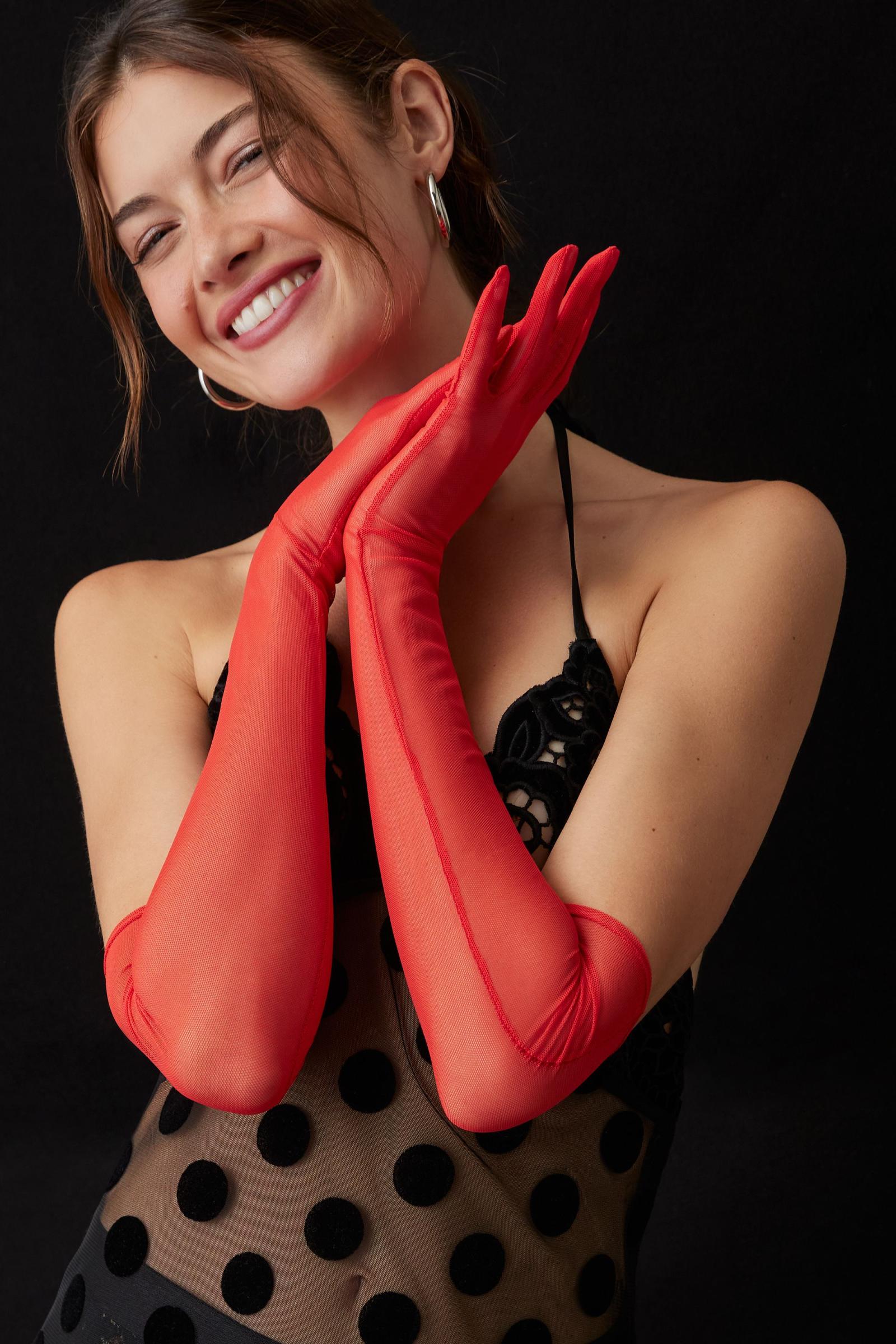 Roffe Mesh Opera Gloves | Anthropologie Japan - Women's Clothing, Accessories & Home