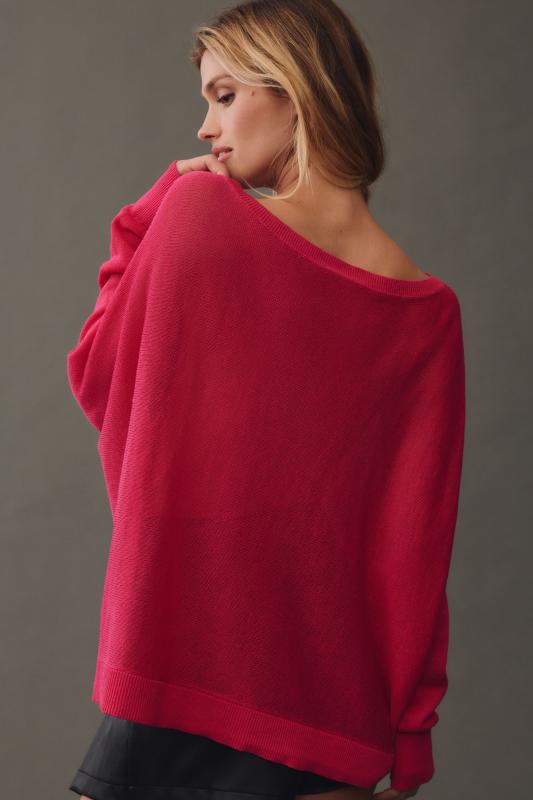 Maeve 보트넥 시어 리넨 스웨터 앤트로폴로지 한국 공식 스토어 유니크한 여성 패션 및 라이프스타일 편집샵 200개이상의 프리미엄 브랜드 여성 의류 액세서리