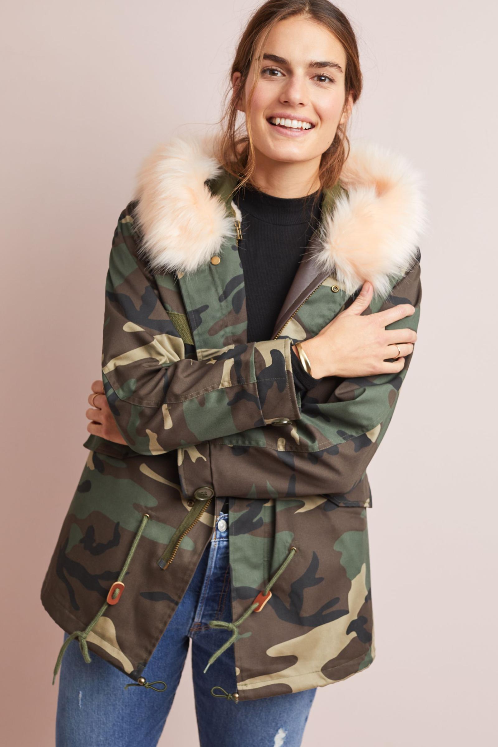 Amanda Camo Parka | Anthropologie Japan - Women's Clothing, Accessories ...