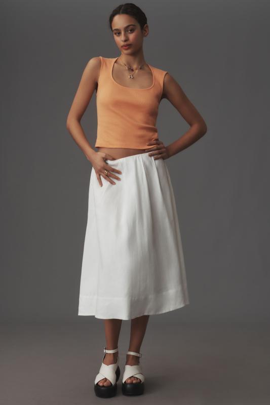 Maeve 스퀘어넥 탱크탑 앤트로폴로지 한국 공식 스토어 유니크한 여성 패션 및 라이프스타일 편집샵 200개이상의 프리미엄 브랜드 여성 의류 액세서리 홈