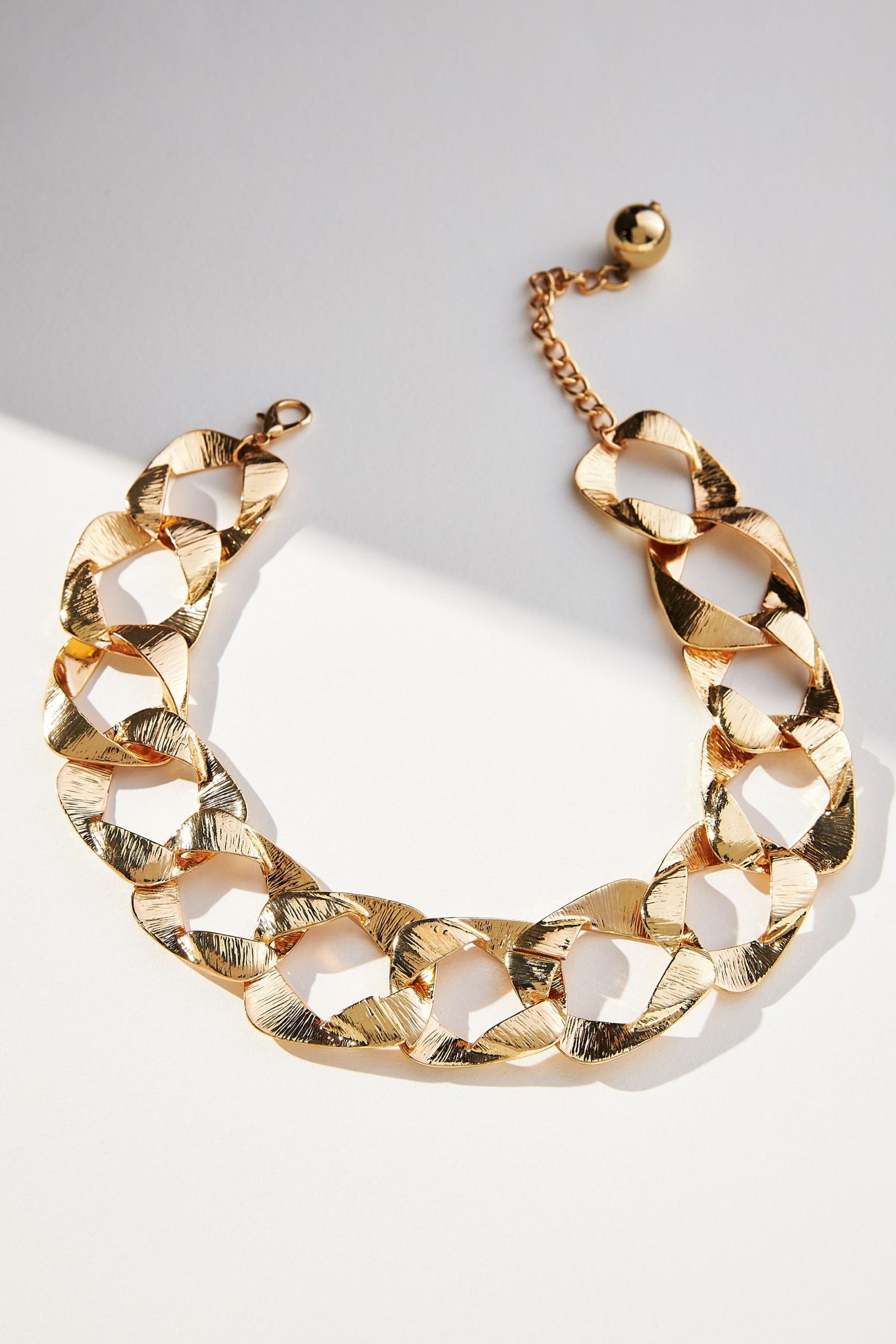 Square Linked Necklace | Anthropologie Japan - Women's Clothing ...