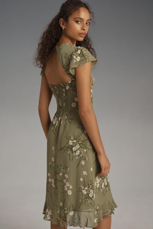 Reformation 로시 미디 드레스 앤트로폴로지 한국 공식 스토어 유니크한 여성 패션 및 라이프스타일 편집샵 200개이상의 프리미엄 브랜드 여성 의류 액세서리