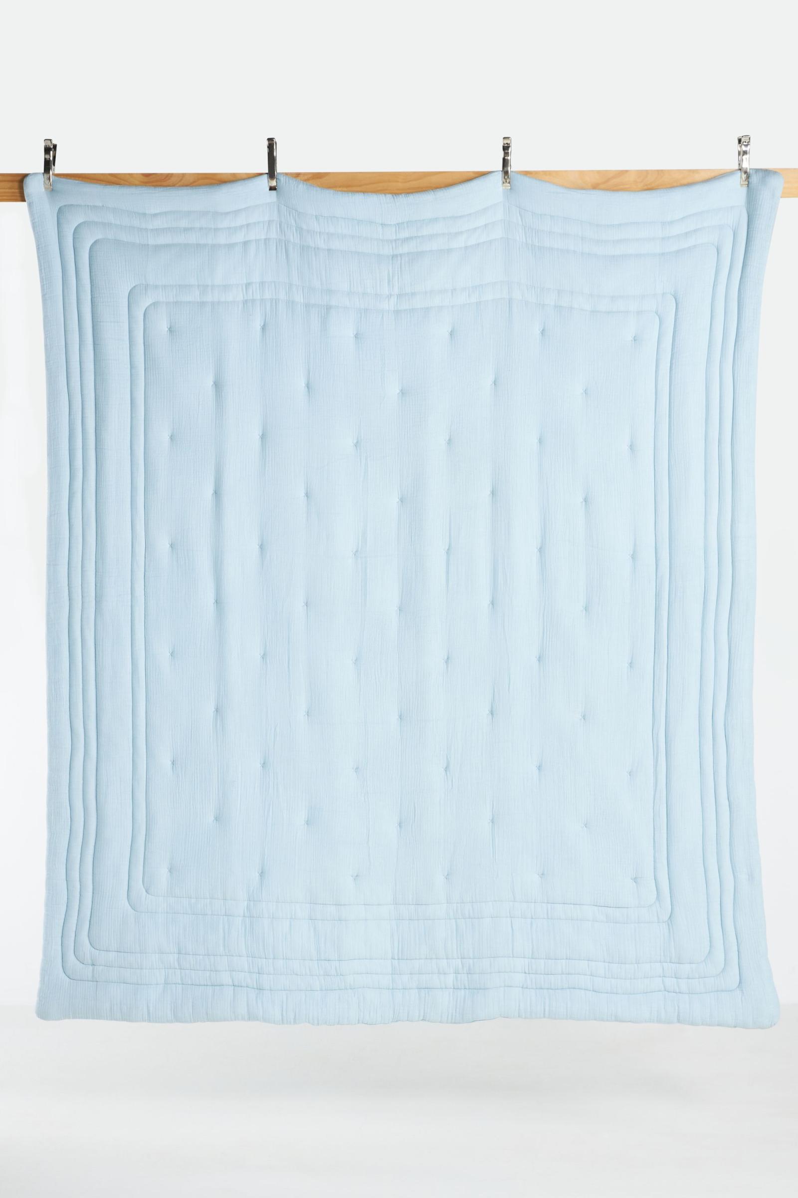 Elysian Cross-Dyed Cotton Gauze Quilt | Anthropologie Japan - Women's ...