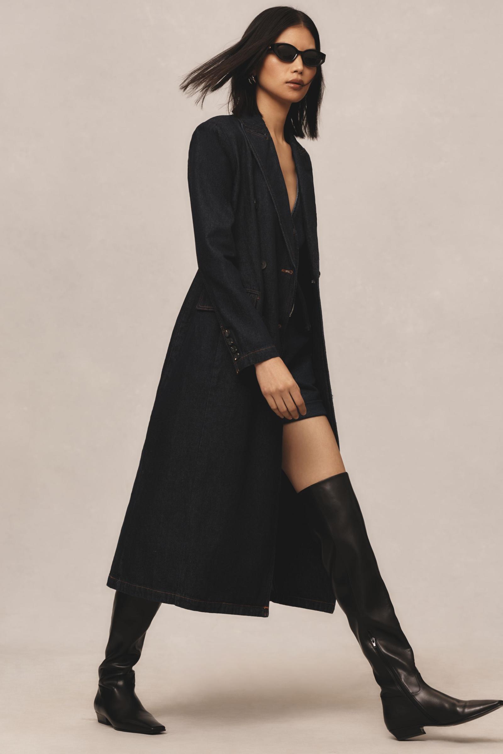 Avec Les Filles 데님 트렌치코트 앤트로폴로지 한국 공식 스토어 유니크한 여성 패션 및 라이프스타일 편집샵 200개이상의 프리미엄 브랜드 여성 의류