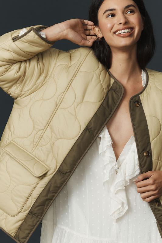 MABLE Reversible Oversized Quilted Jacket | Anthropologie Japan - Women ...