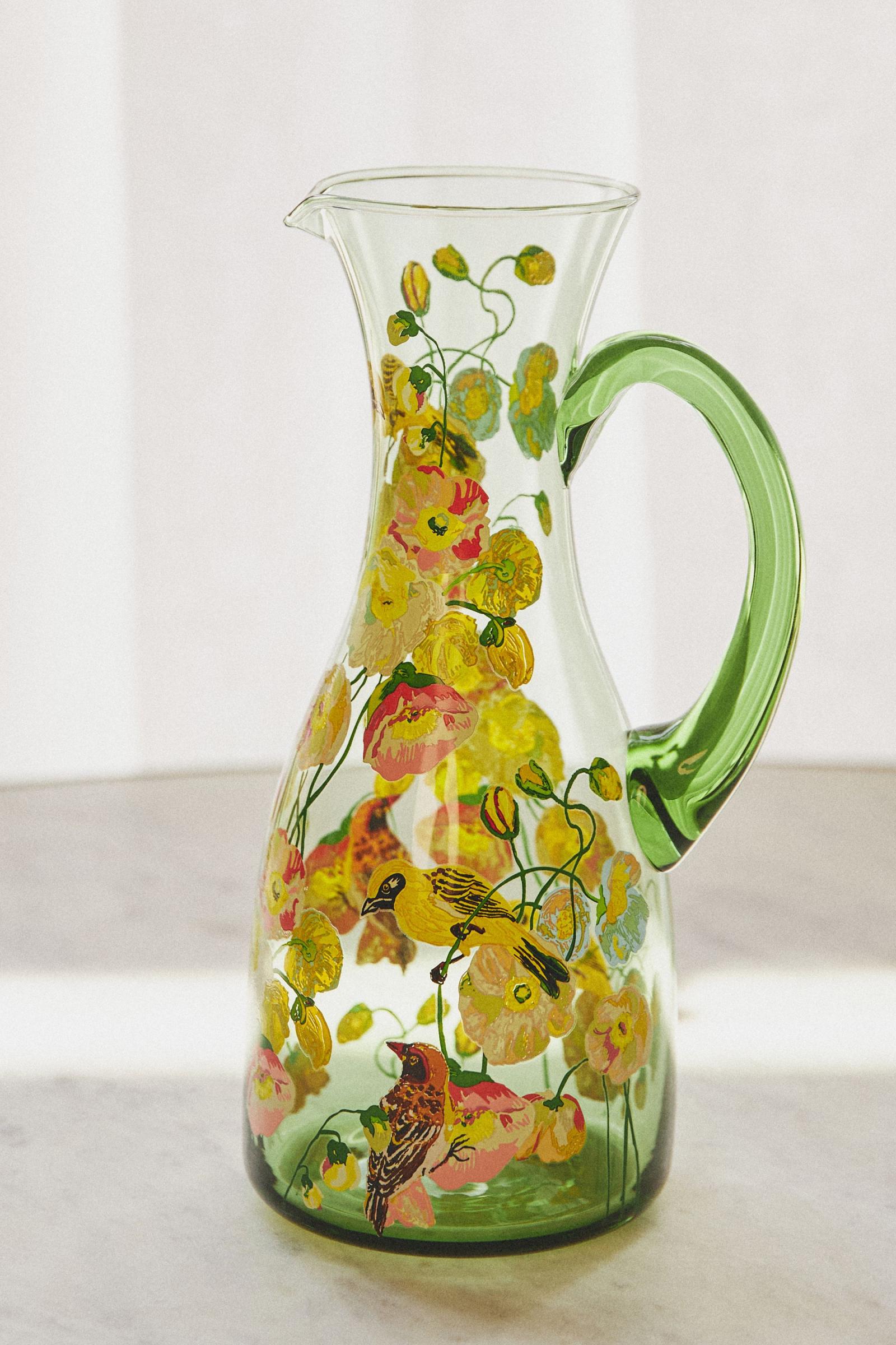 Nathalie Lete Marais Glass Carafe | Anthropologie Singapore - Women's ...