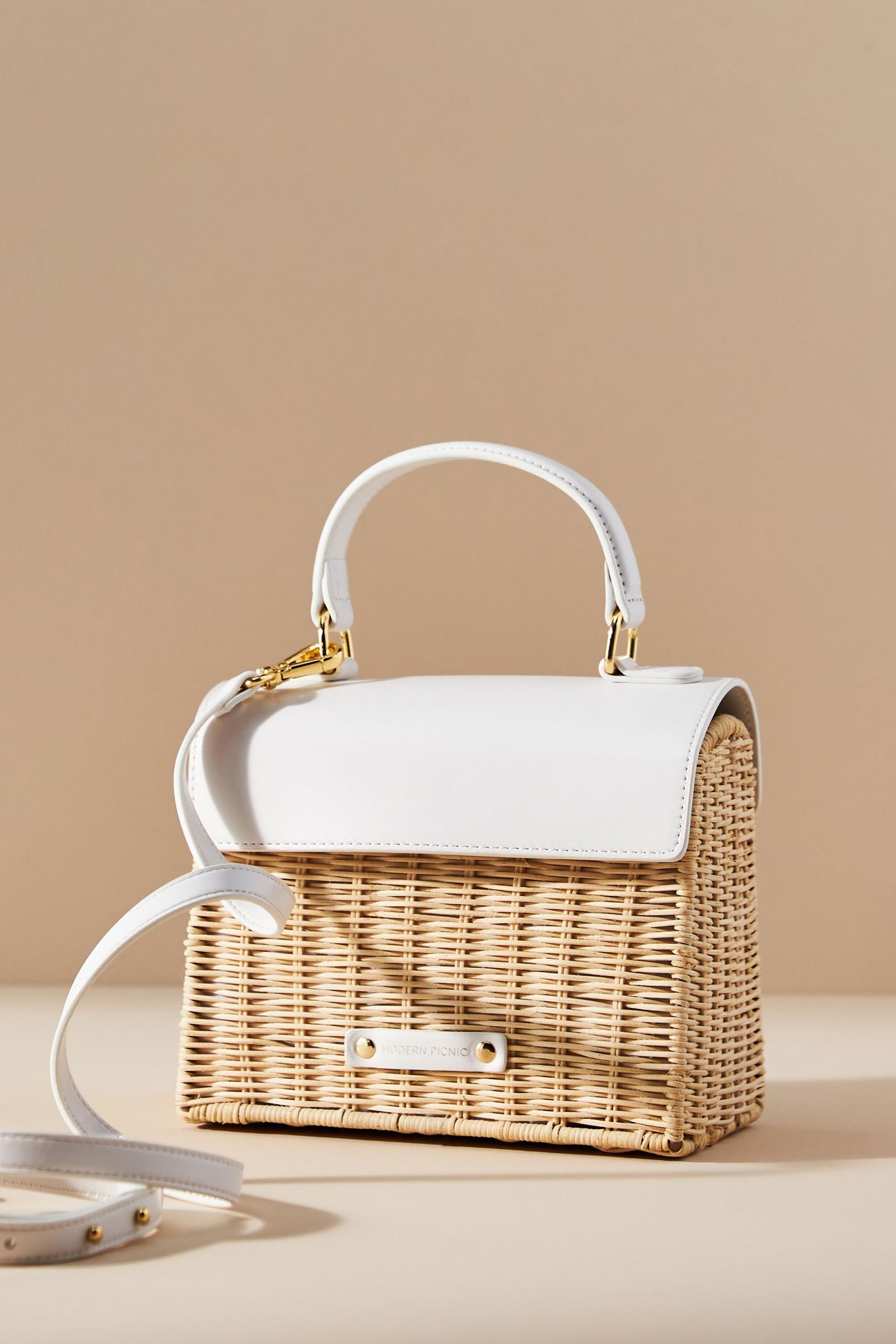 Modern Picnic Mini Wicker Luncher | Anthropologie Taiwan - Women's ...