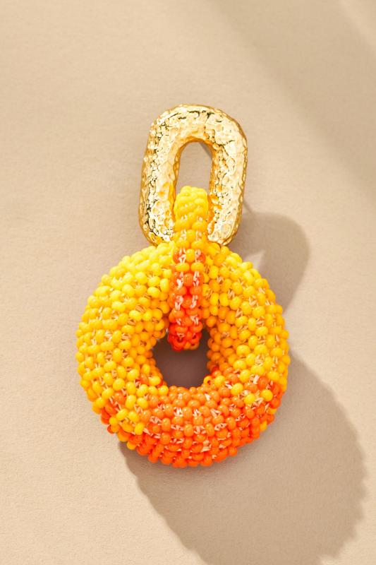 JETLAGMODE リンクド・ドーナツ・ピアス | Anthropologie ホーム