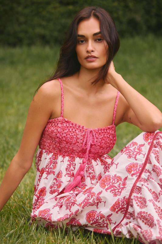 Ros Garden 뉴기니 맥시 드레스 앤트로폴로지 한국 공식 스토어 유니크한 여성 패션 및 라이프스타일 편집샵 200개이상의 프리미엄 브랜드 여성 의류