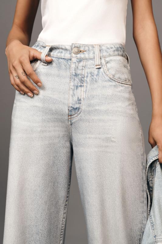 rag & bone Vaqueros Miramar de tiro medio y pierna ancha ...