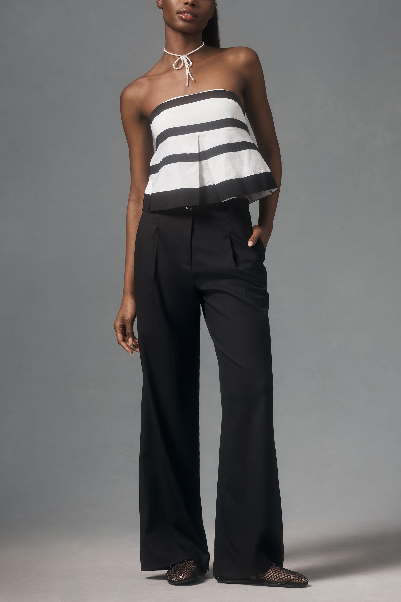 Grey Lab Belted Wide-Leg Pants | Anthropologie Mexico - Women's ...