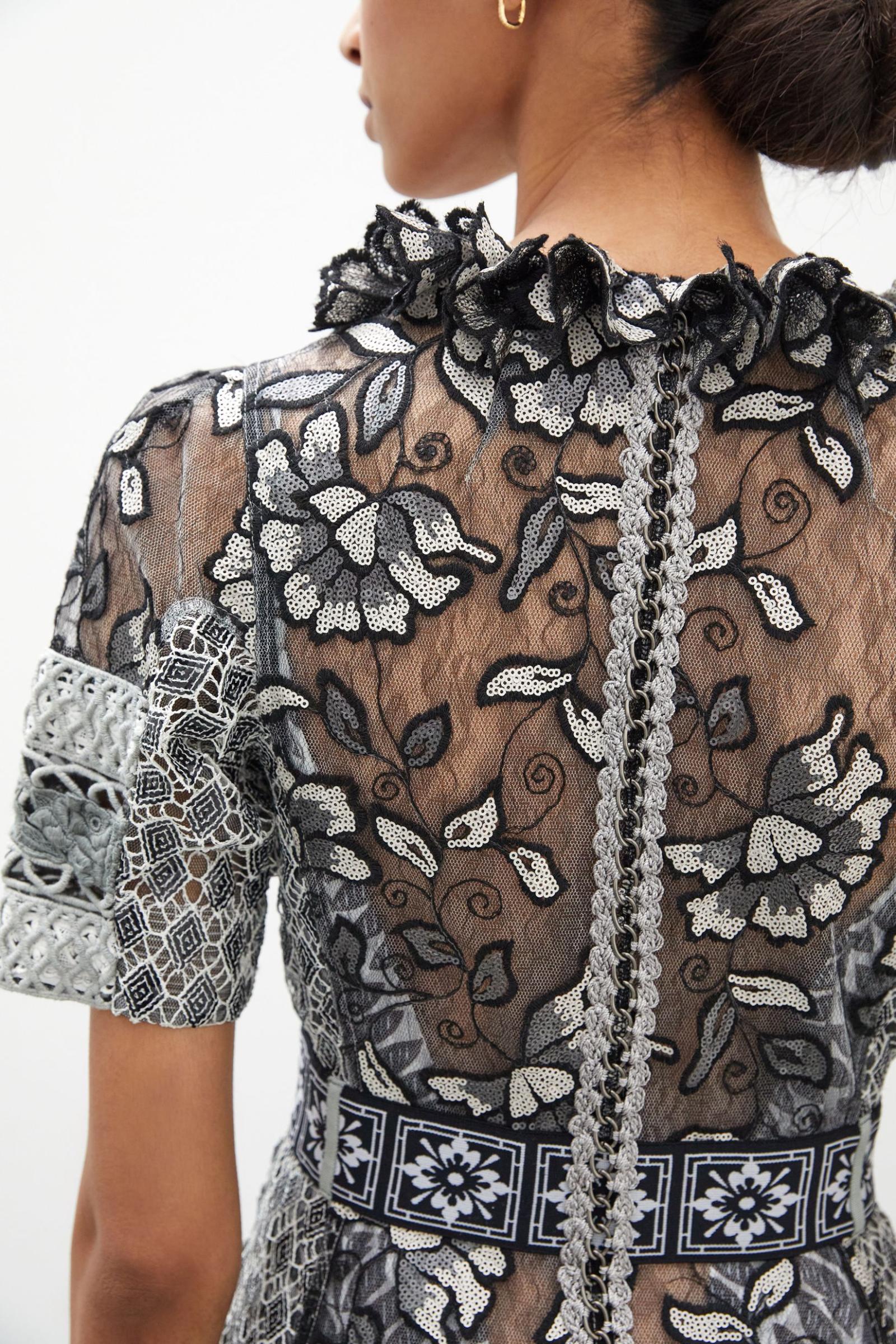 In Earnest by Byron Lars Sequined Midi Dress | Anthropologie Taiwan ...