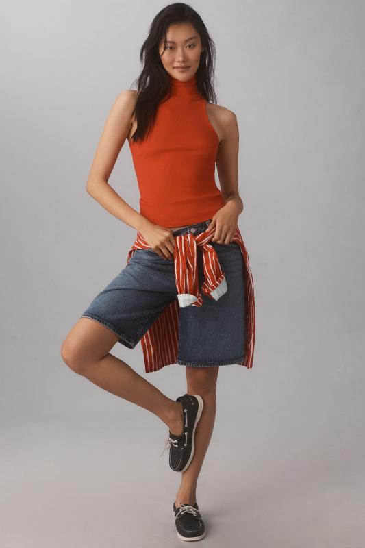 Maeve 홀터 터틀넥 탱크 앤트로폴로지 한국 공식 스토어 유니크한 여성 패션 및 라이프스타일 편집샵 200개이상의 프리미엄 브랜드 여성 의류 액세서리 홈