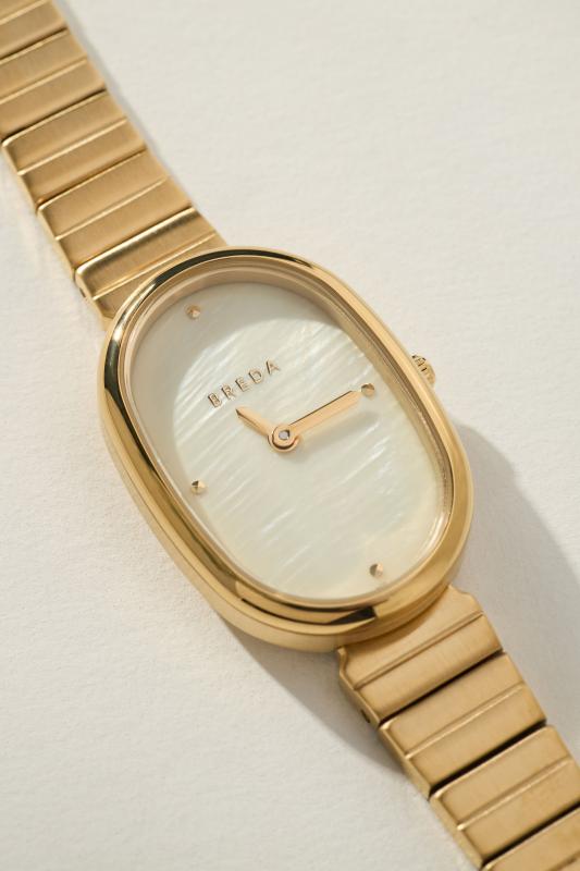 BREDA Jane Reloj Ovalado de Metal con Correa | Anthropologie México ...