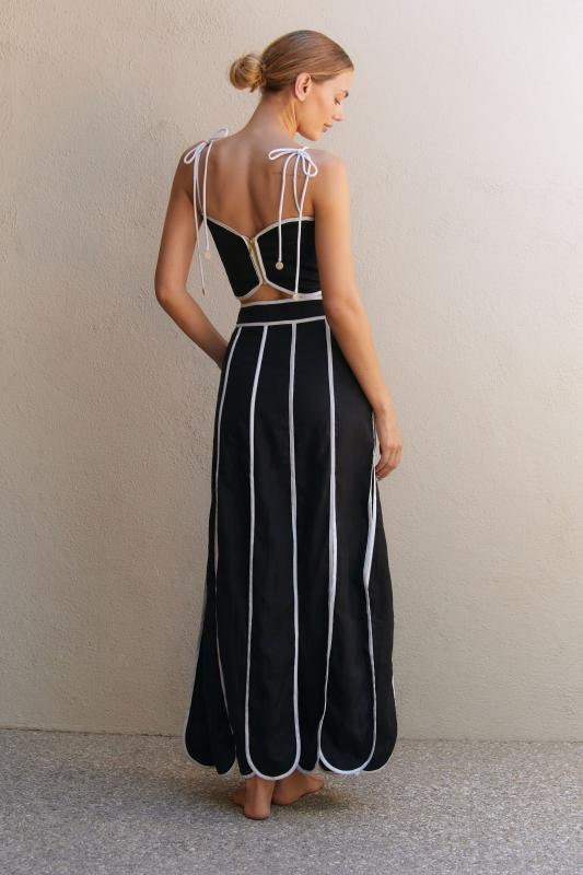 Azulu Cetina Linen Maxi Skirt | Anthropologie Japan - Women's Clothing ...