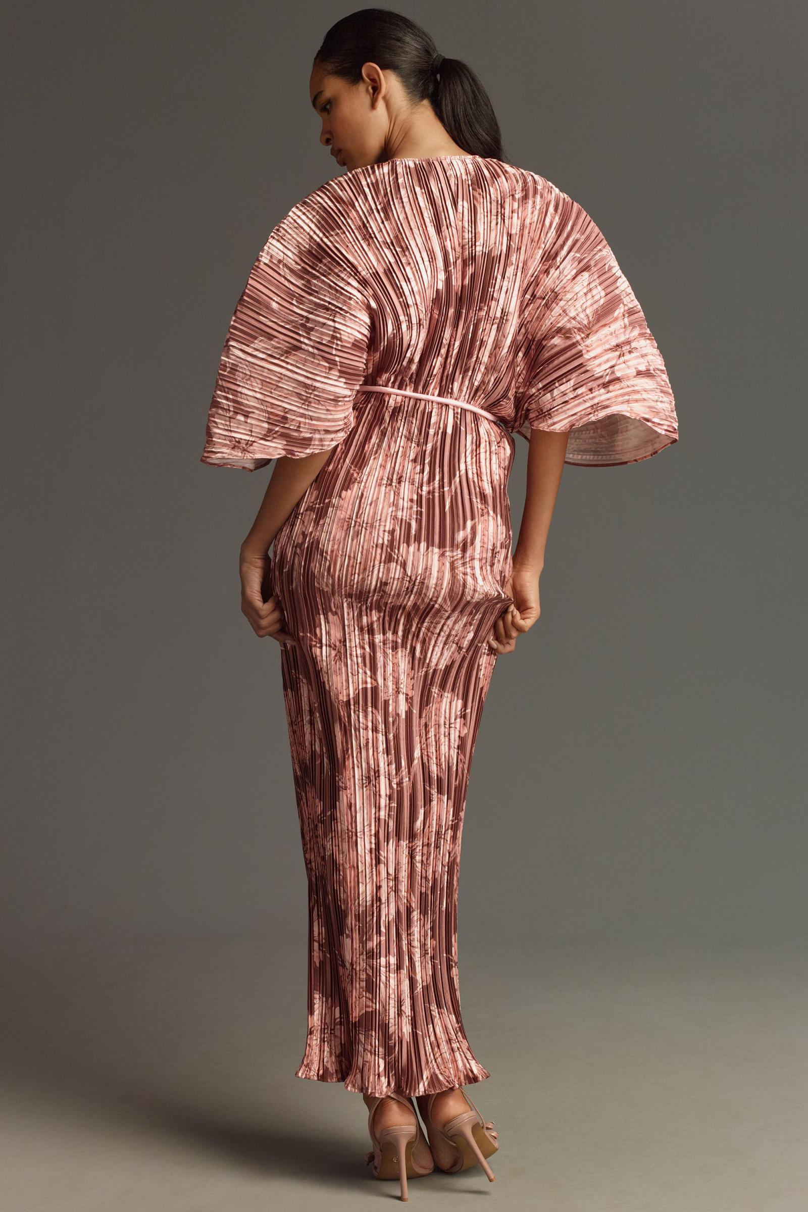 Sonya Moda Gianna 플런지 벨트 플리세 맥시 드레스 | 앤트로폴로지 한국 공식 스토어 : 유니크한 여성 패션 및 ...