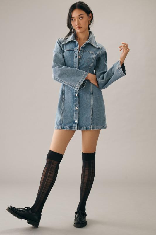 격자 무늬 무릎 높이 양말 앤트로폴로지 한국 공식 스토어 유니크한 여성 패션 및 라이프스타일 편집샵 200개이상의 프리미엄 브랜드 여성 의류 액세서리 홈