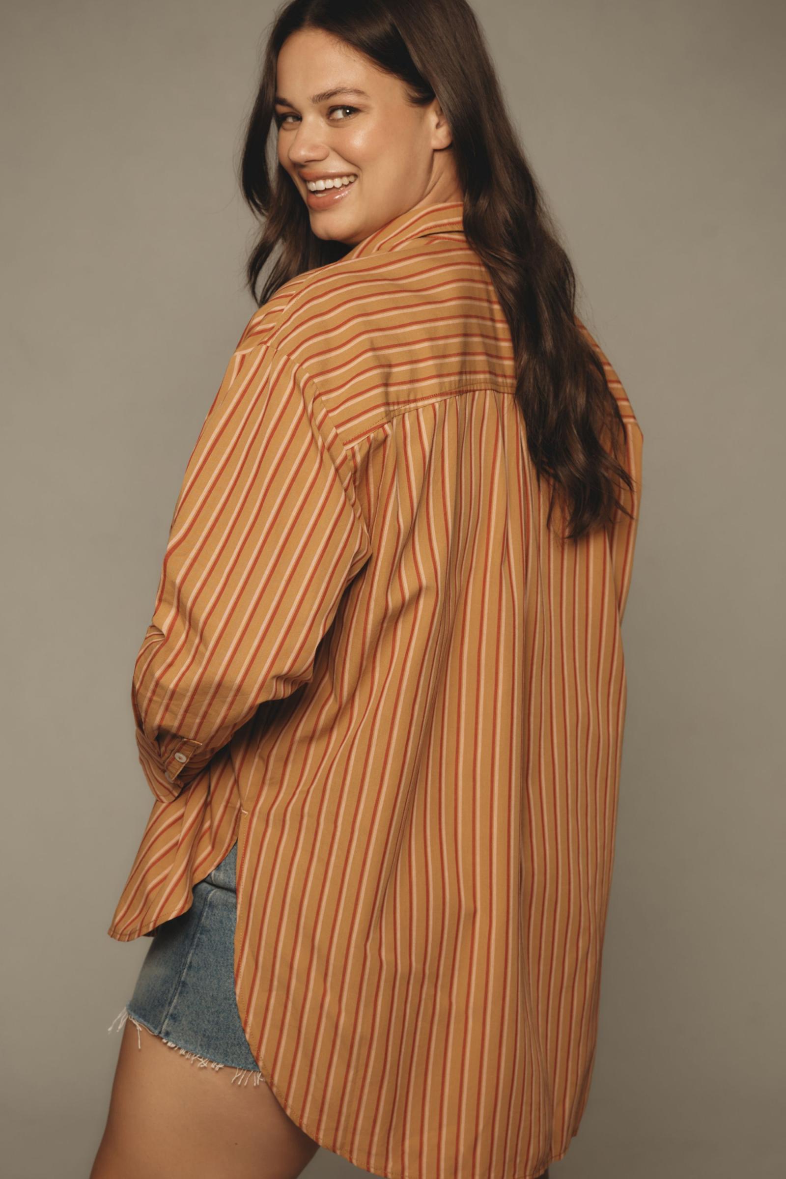 Maeve의 베넷 버튼다운 셔츠 앤트로폴로지 한국 공식 스토어 유니크한 여성 패션 및 라이프스타일 편집샵 200개이상의 프리미엄 브랜드 여성 의류 액세서리 홈