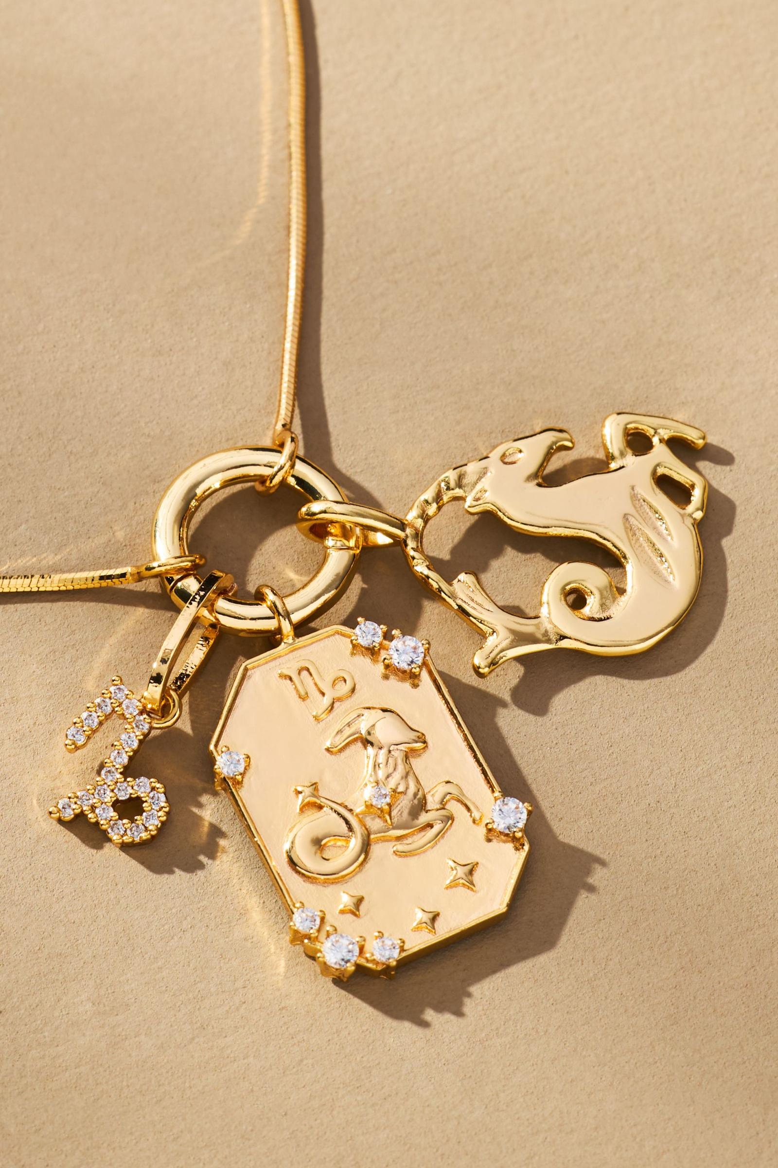 Anthropologie zodiac necklace store