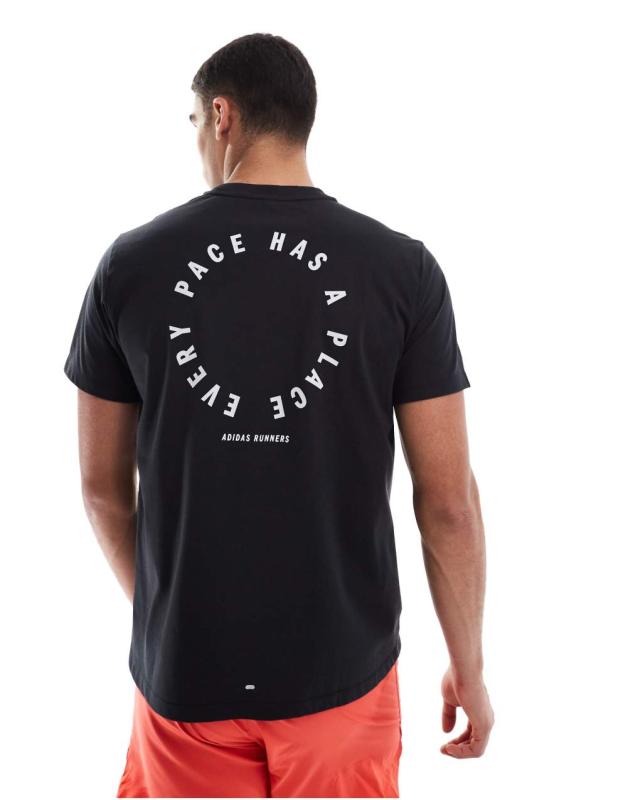 adidas performance - adidas Running Own The Run t-shirt （ブラック をオンライン購入 ...