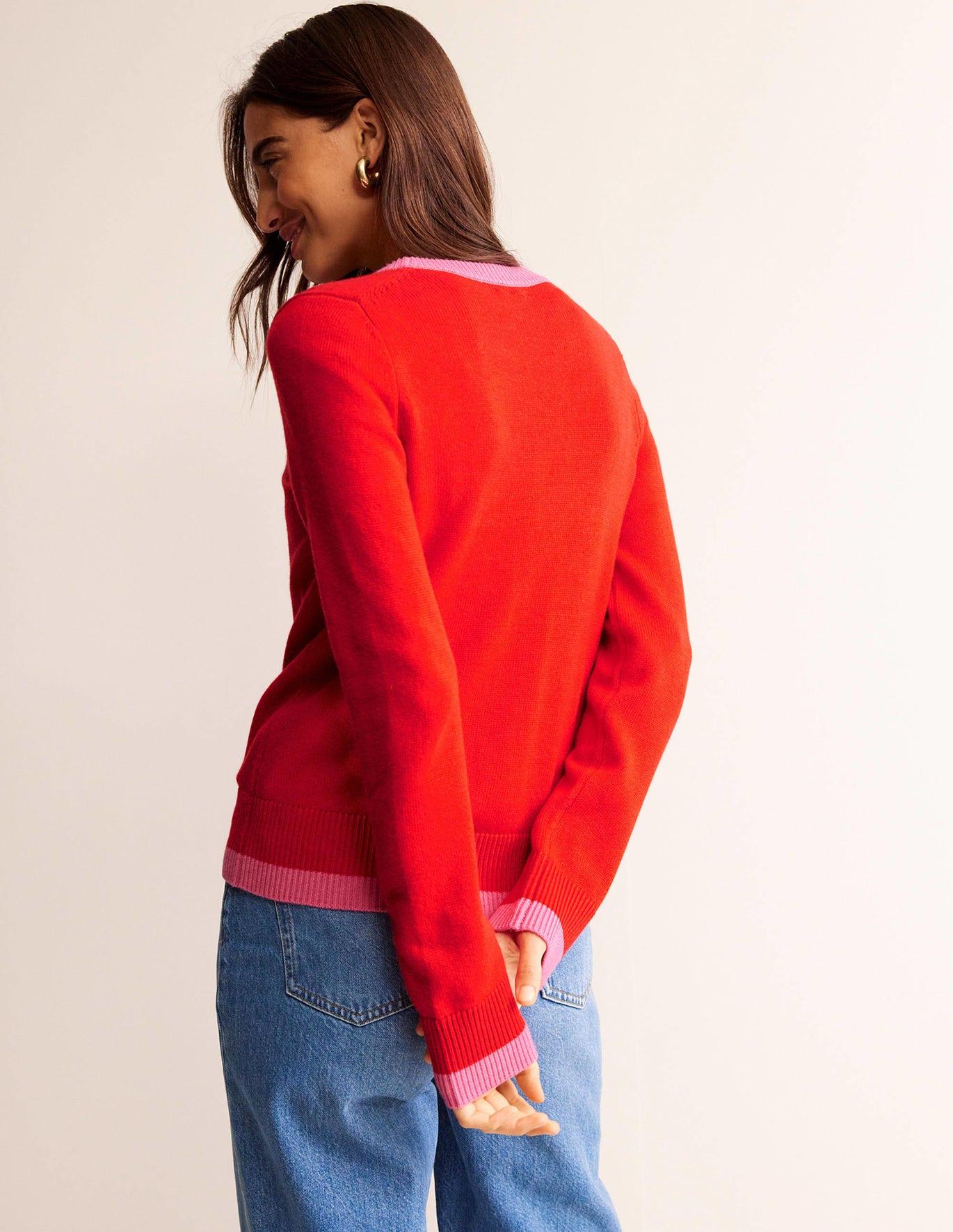 Alma Contrast Trim Cardigan | Boden Clothing for Women, Men and ...