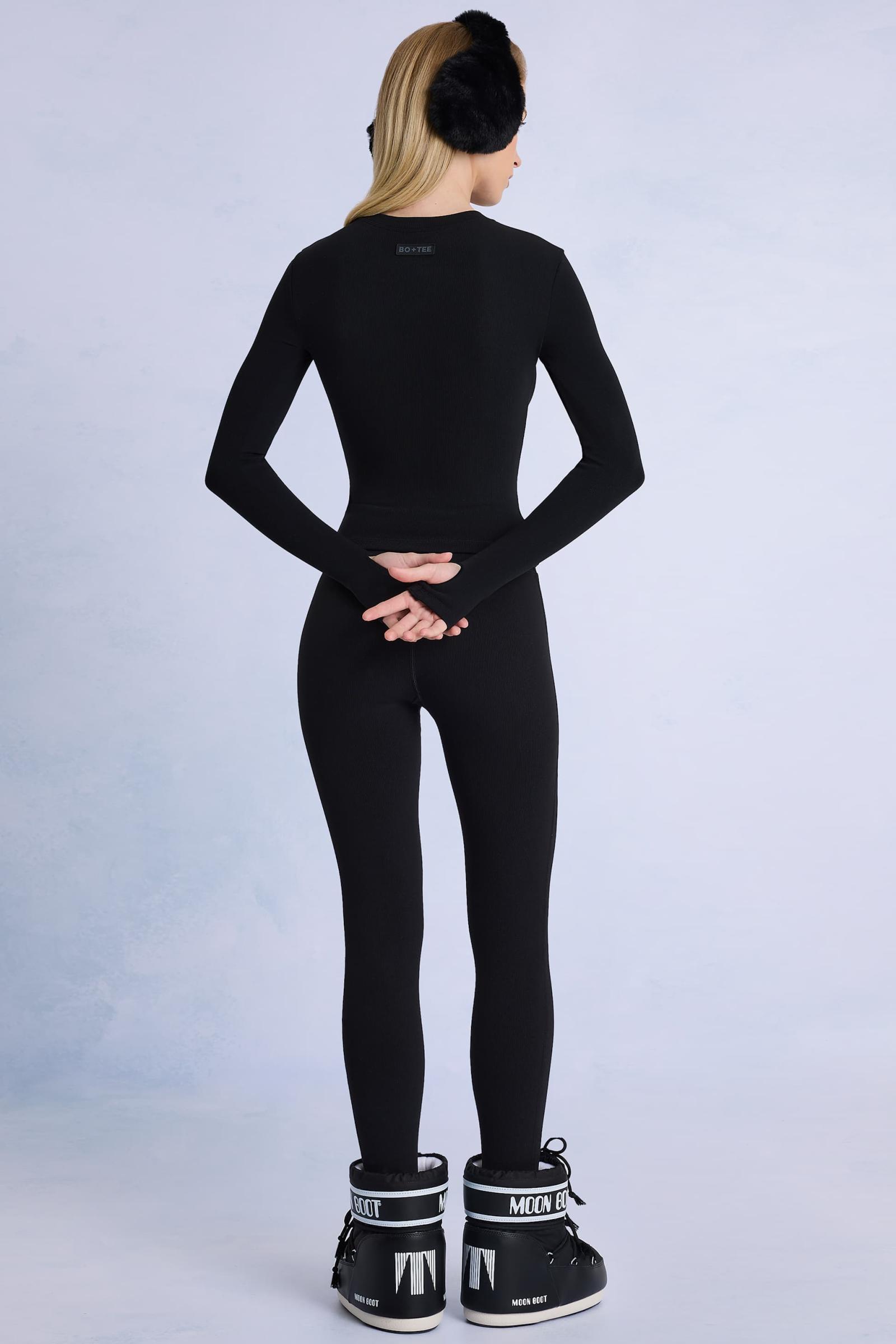 Thermal Base-layer Leggings In Black | Bo And Tee United States