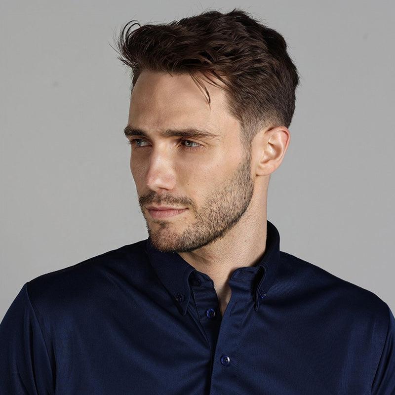 Oxford Button Down Collar Polo Navy Blue | Collars & Co: Designer Polo ...