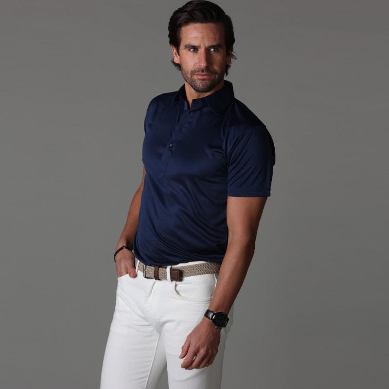 SEMI-SPREAD Collar Polos | Collars & Co: Designer Polo Shirts | Menswear
