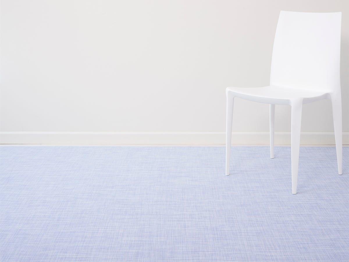Mini Basketweave Periwinkle Large Rug | Chilewich Canada