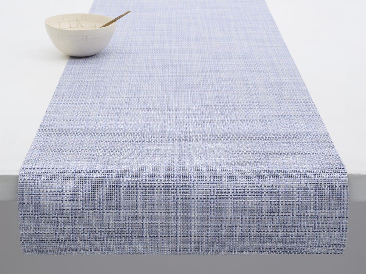 Mini Basketweave Periwinkle Table Runner | Chilewich Canada