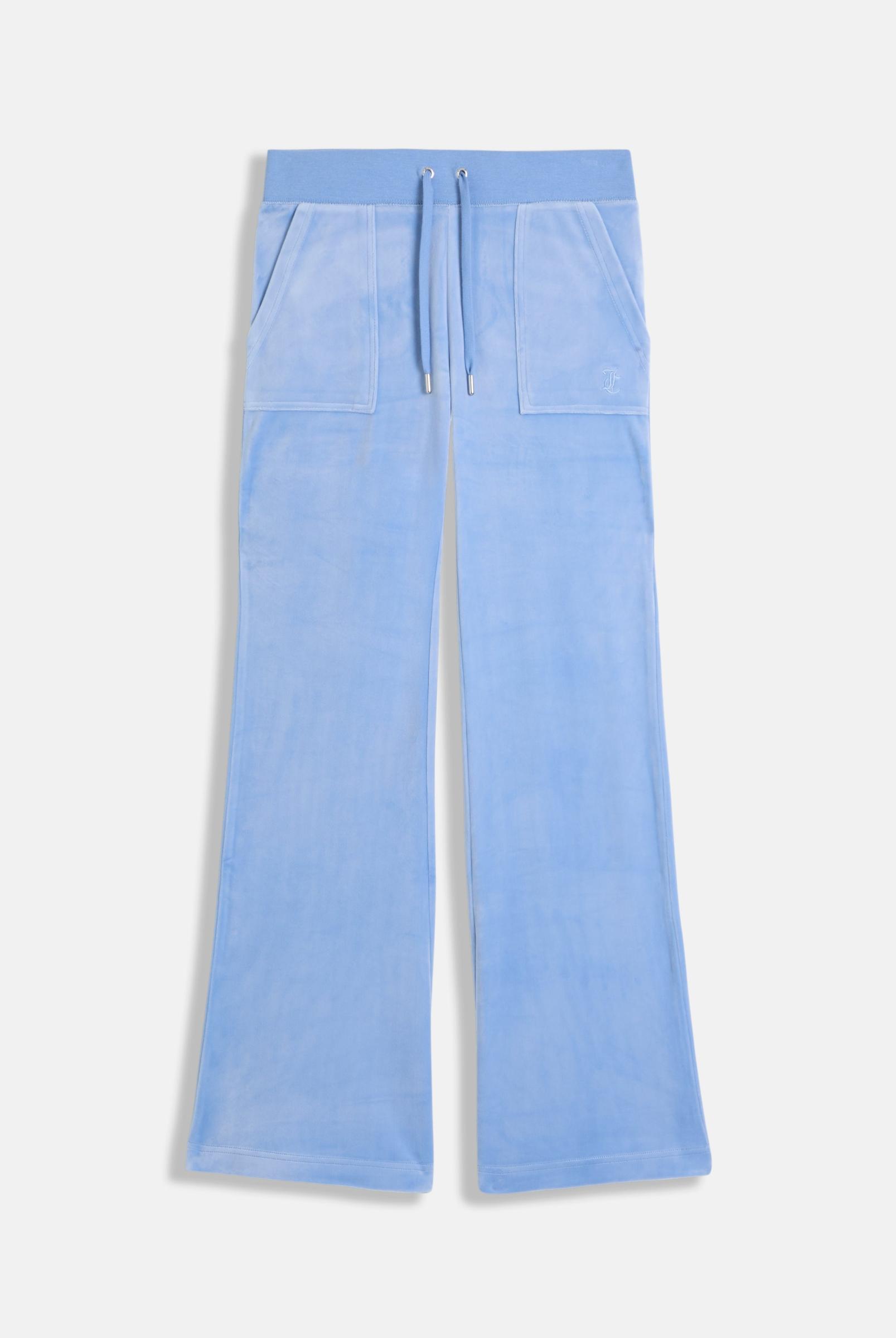Della Robia Low Rise Flare Classic Velour Track Pant | Juicy Couture ...