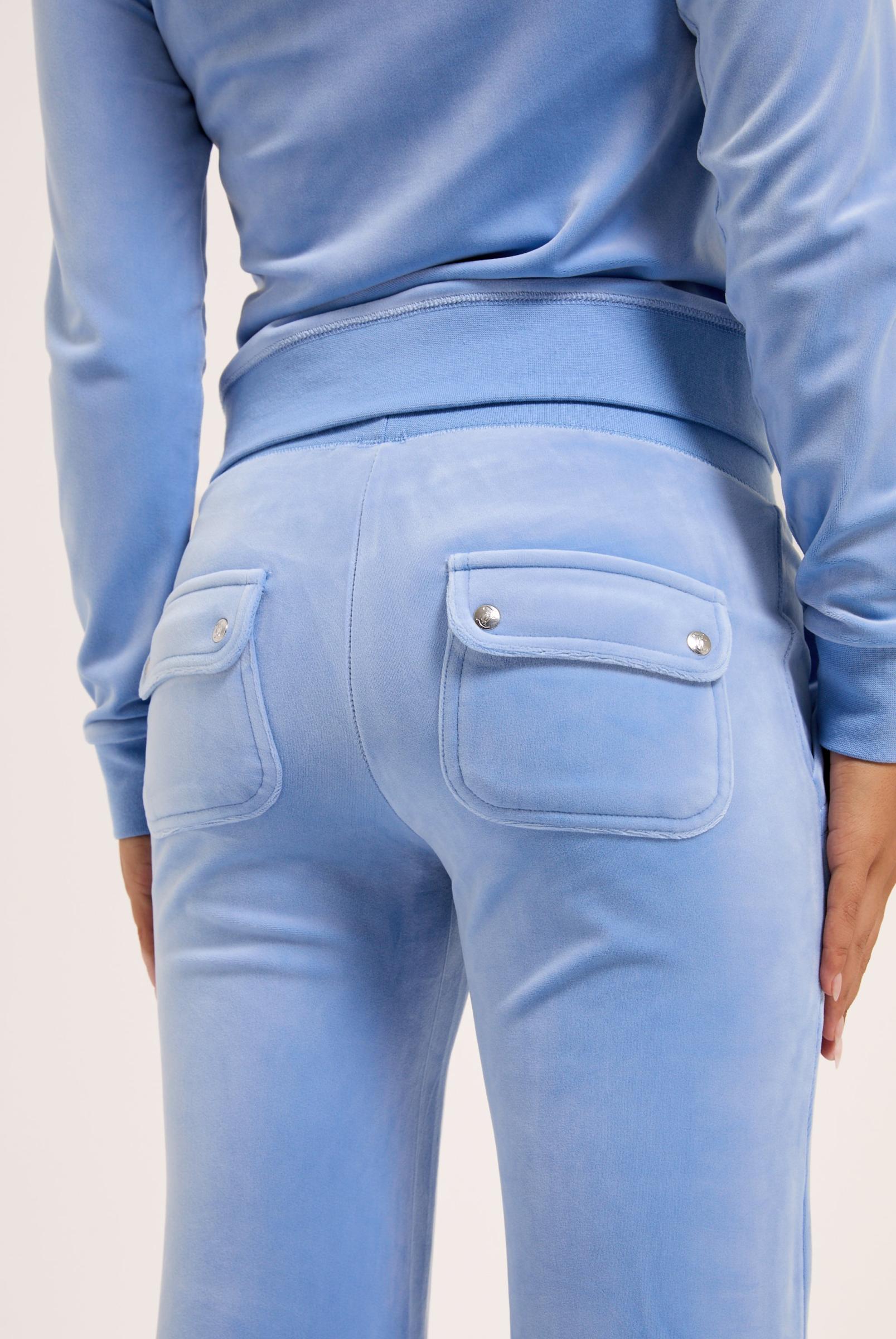 Della Robia Low Rise Flare Classic Velour Track Pant | Juicy Couture ...