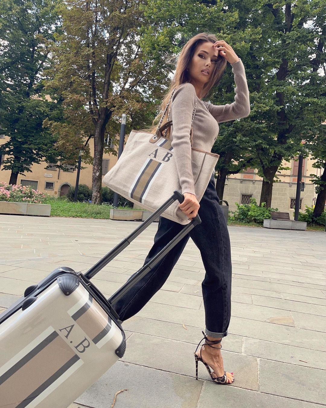 Trio Luggage Set - Soft Fawn | Lily & Bean USA - Luxury Personalized ...