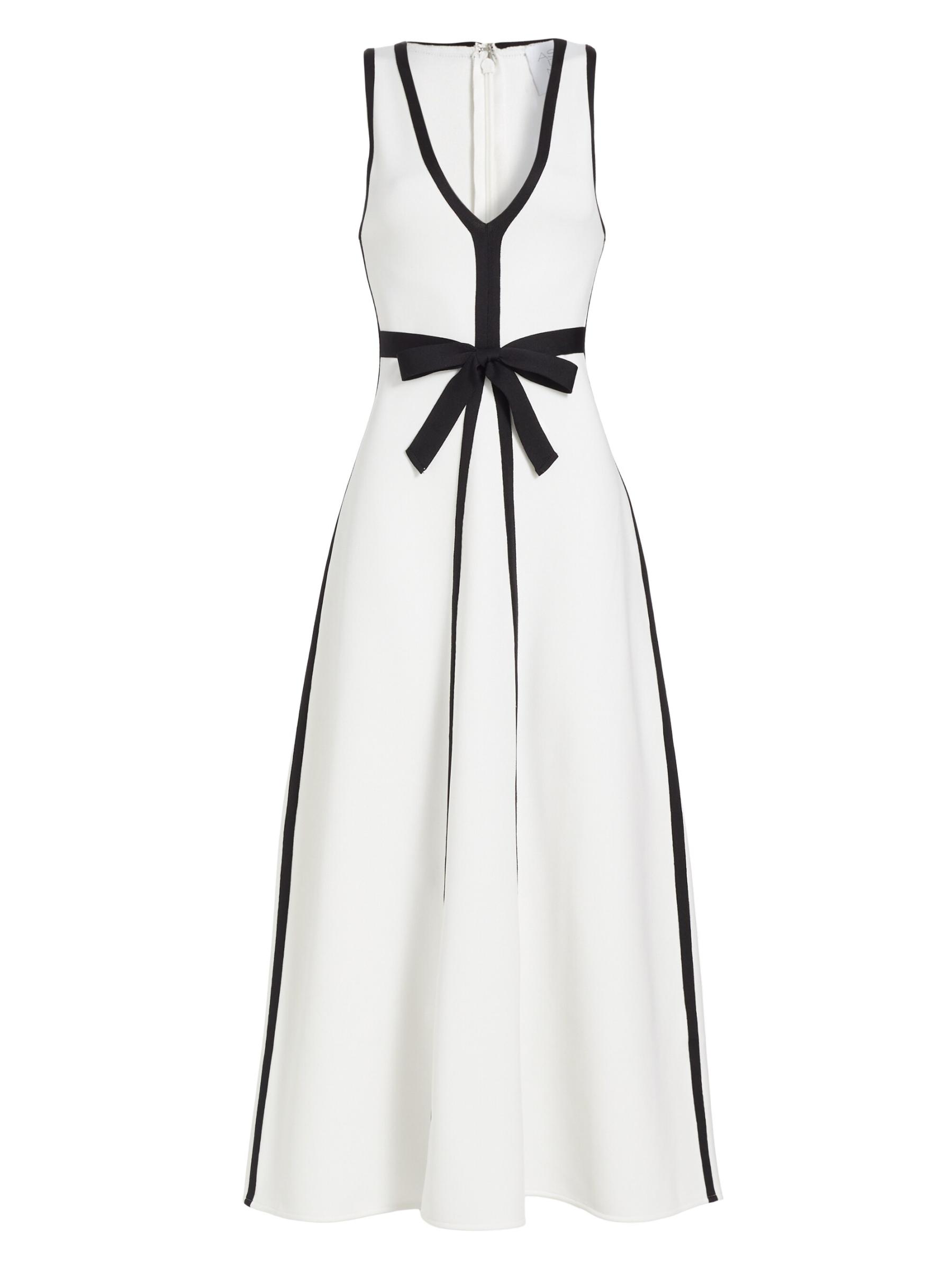 Shop As It May - Kari A-Line Bow Midi-Dress | Saks Fifth Avenue Bahrain