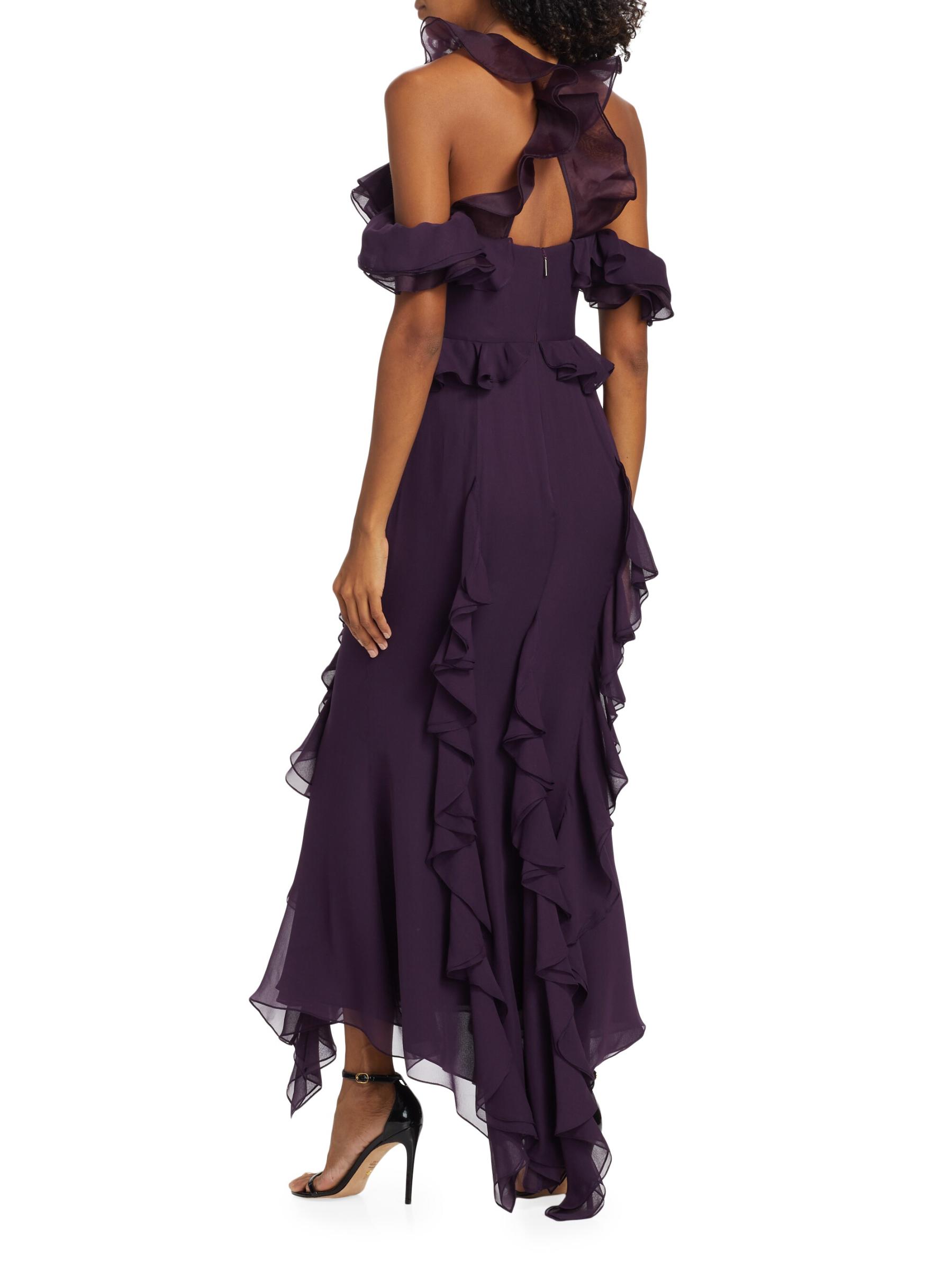 Shop Jason Wu Collection - Ruffled Sheer Silk Gown | Saks Fifth Avenue ...