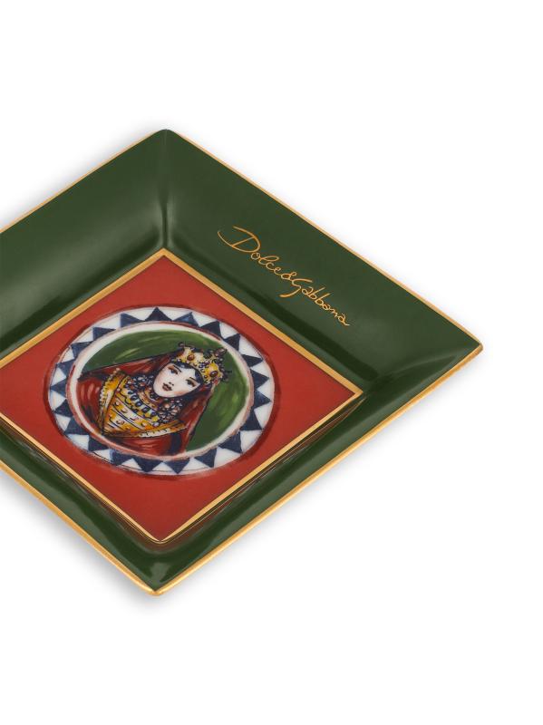 Shop DOLCE&GABBANA - Carretto Square Trinket Dish | Saks Fifth Avenue ...