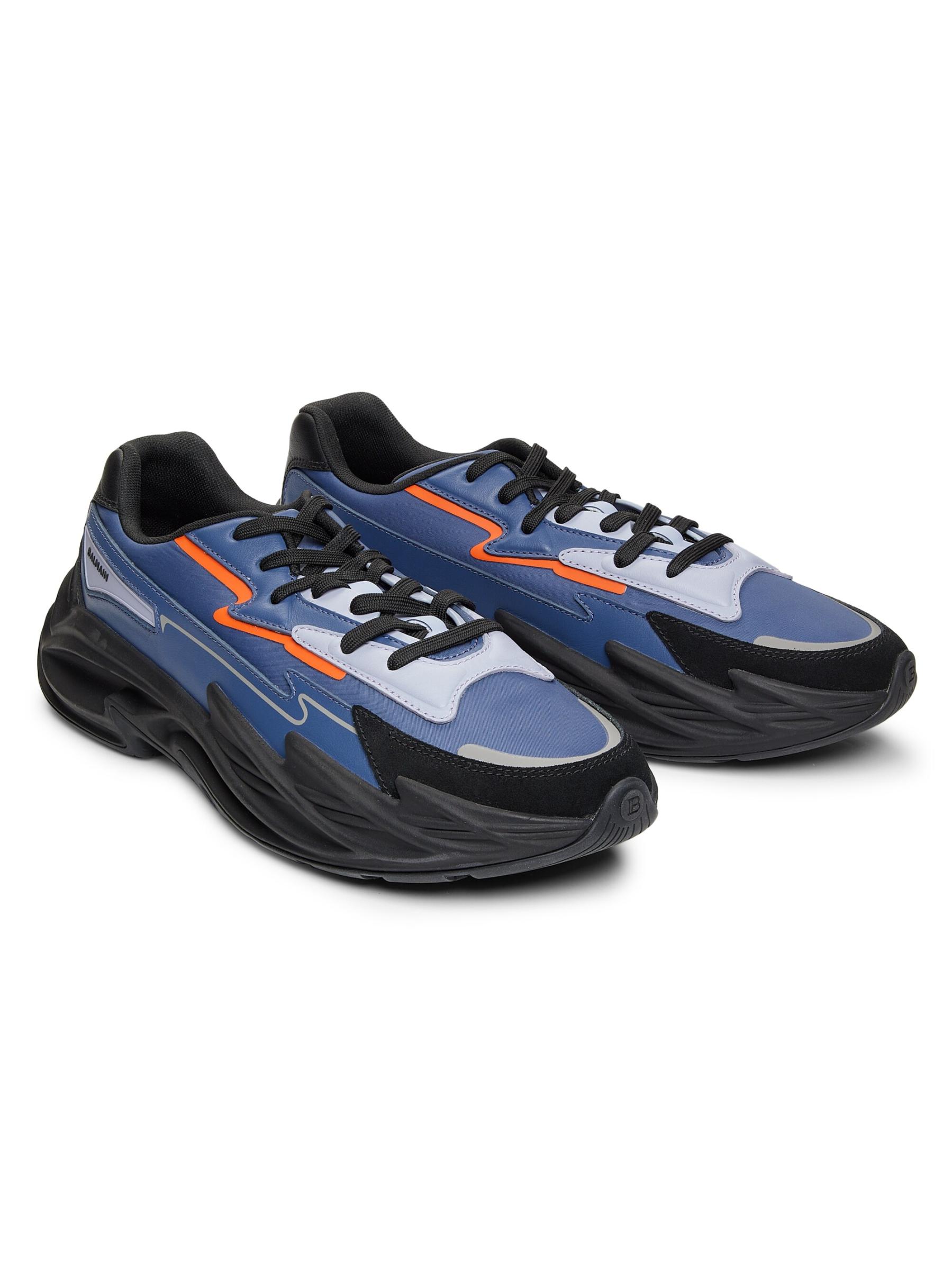 Shop Balmain - Run Row Leather Sneakers | Saks Fifth Avenue Hong Kong