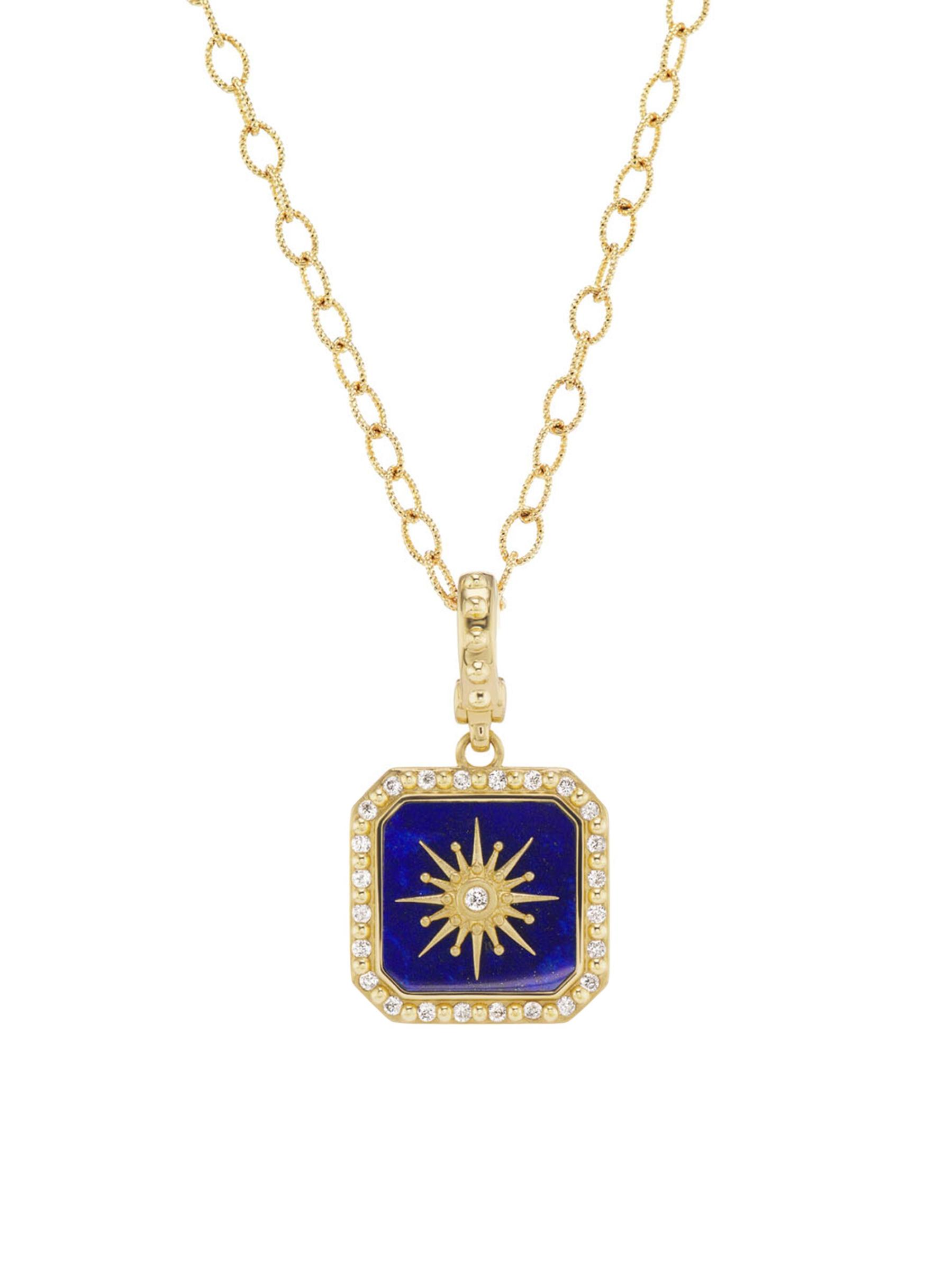 Shop Orly Marcel - Guiding Star 18K Yellow Gold, Lapis Lazuli & 0.20 ...
