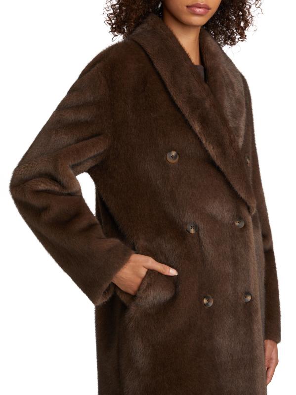 Shop Elie Tahari - Heritage Bianca Faux Fur Coat | Saks Fifth Avenue Australia