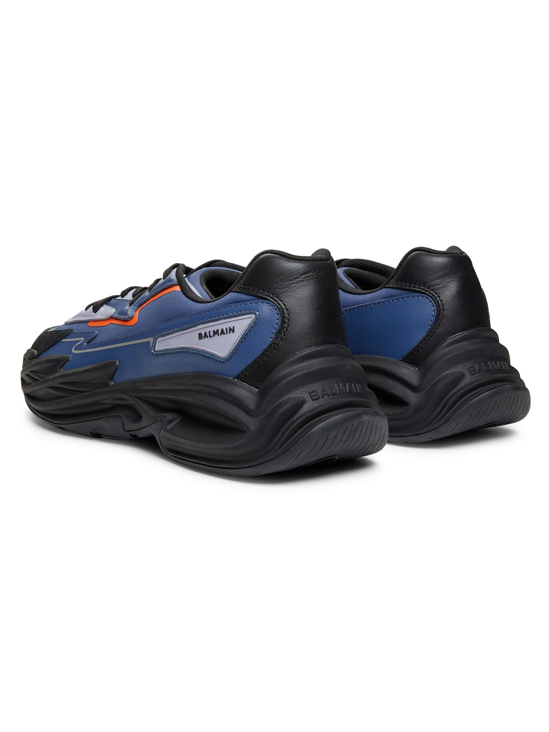 Shop Balmain - Run Row Leather Sneakers | Saks Fifth Avenue Hong Kong